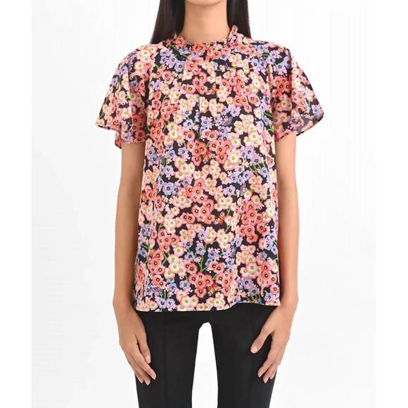 Banjanan | Tops | New Banjanan Joyful Top In Monarch Black | Poshmark
